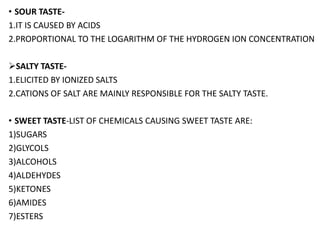 Taste and smell | PPTX