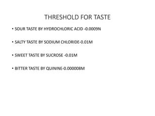 Taste and smell | PPTX