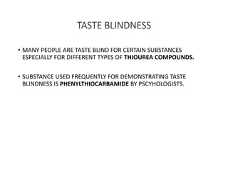 Taste and smell | PPTX