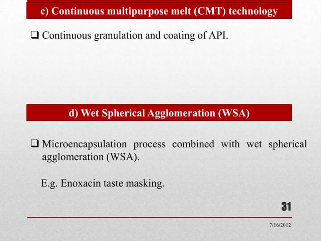 Taste masking methods in pharmaceutical formulations | PPTX