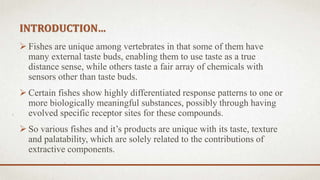 Tasteness of fish | PPTX
