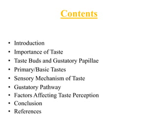 Taste | PPTX