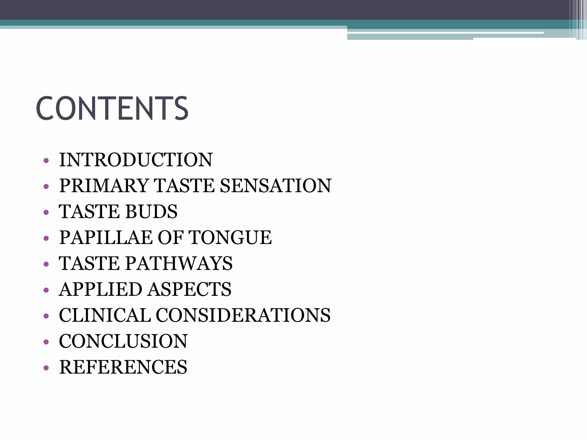 Taste pathway | PPTX