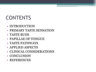 Taste pathway | PPTX