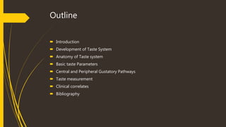 Taste physiology beba | PPTX