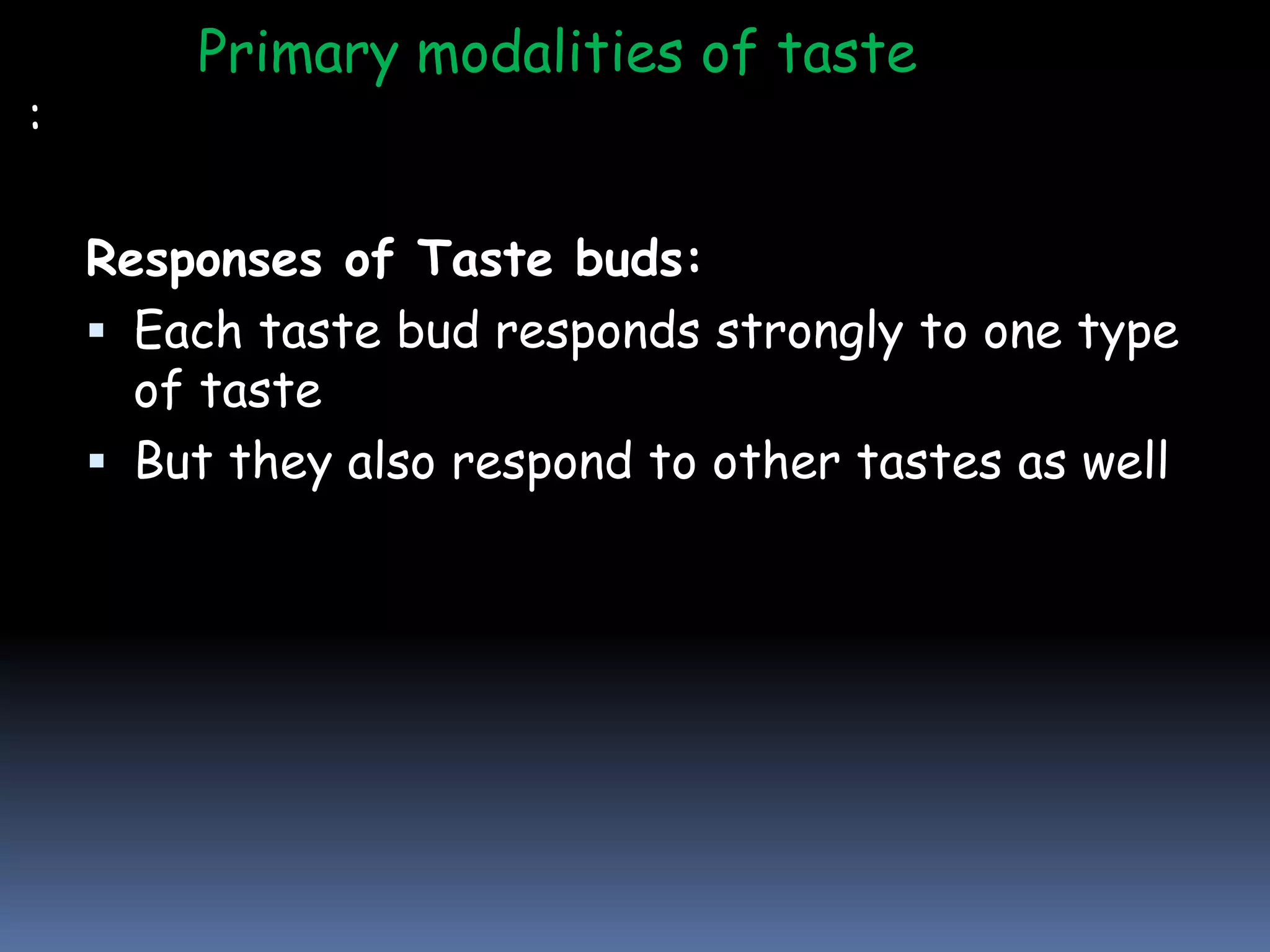 Taste ppt | PPTX