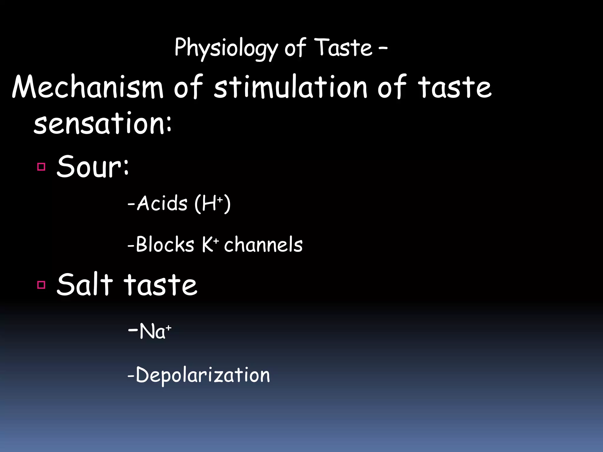Taste ppt | PPTX