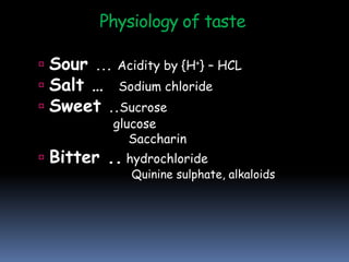 Taste ppt | PPTX