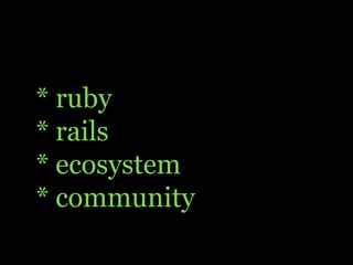 Что должен знать Ruby-программист? | PPT