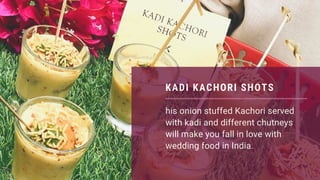Delicious Indian Wedding Food Menu | PDF