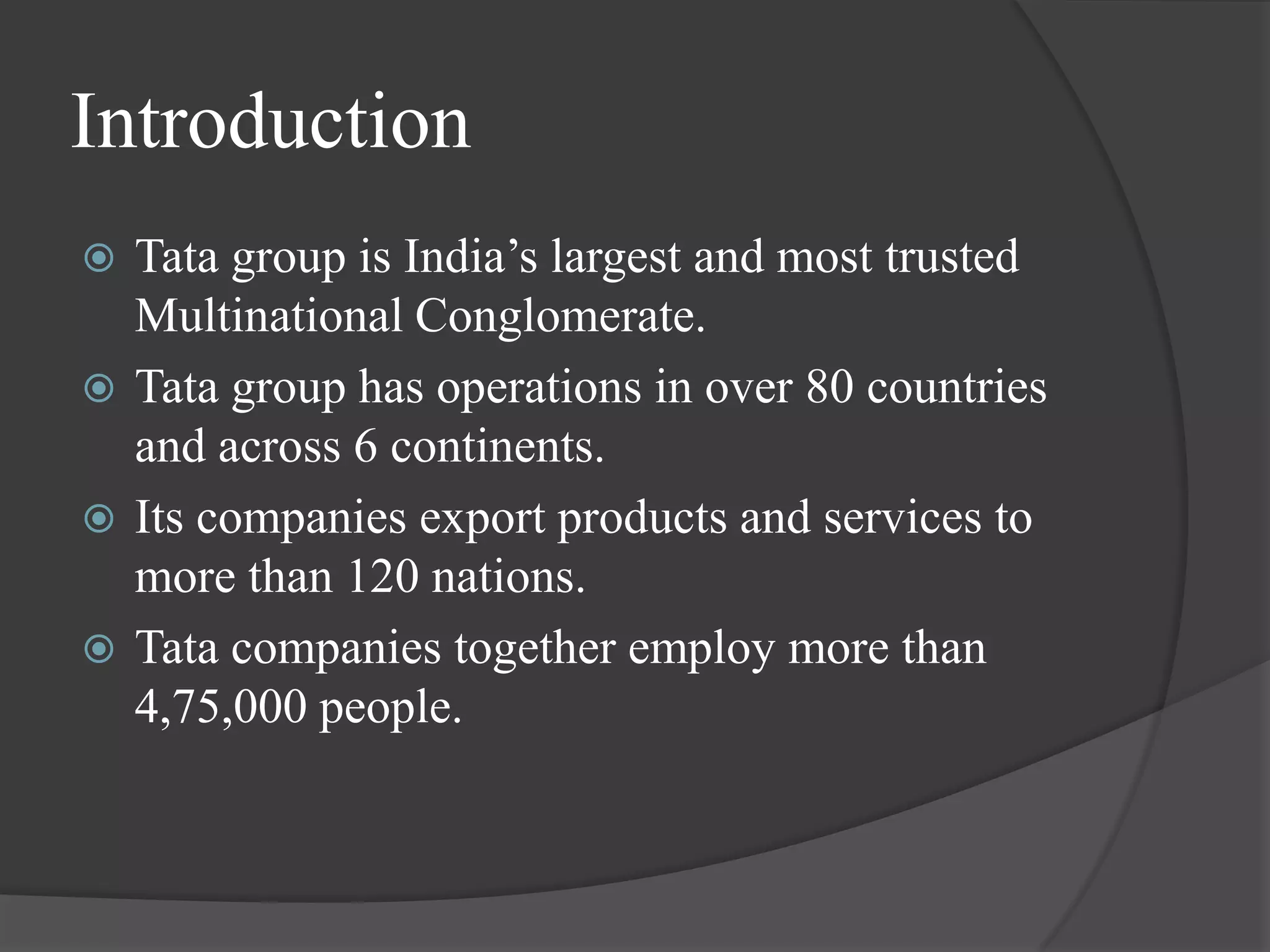 Tata group of companies | PPTX