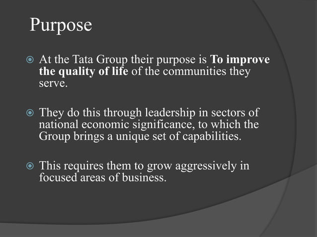 Tata group of companies | PPTX