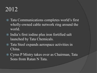 Tata group of companies | PPTX