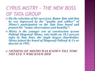 Tata group: an overview | PPTX