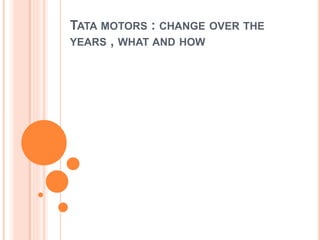 Tata group: an overview | PPTX