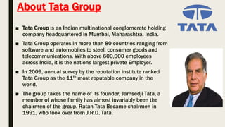 Tata Company Profile Ppt