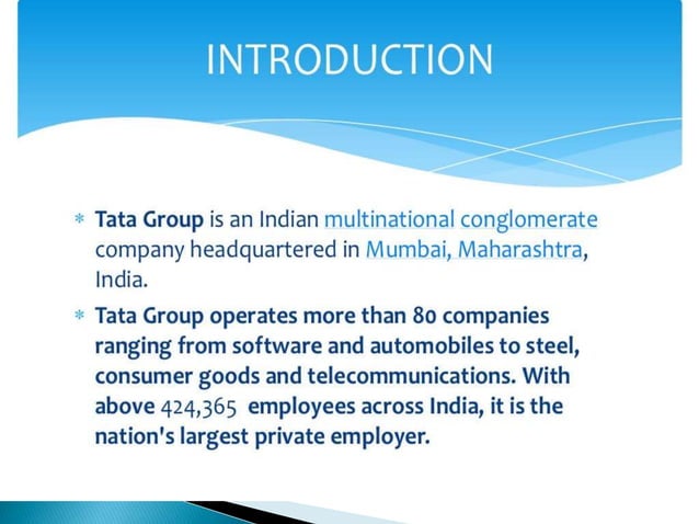 Tata PPT | PPT