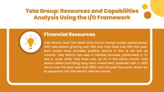 Analysis of Corporate strategies of TATA Company presentation | PDF
