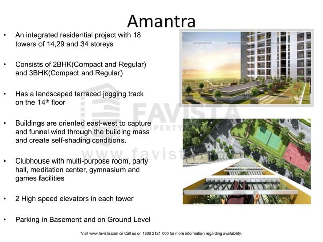 Tata amantra brochure 3151 Favista Real Estate | PPT