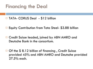 Tata Corus Ppt | PPT