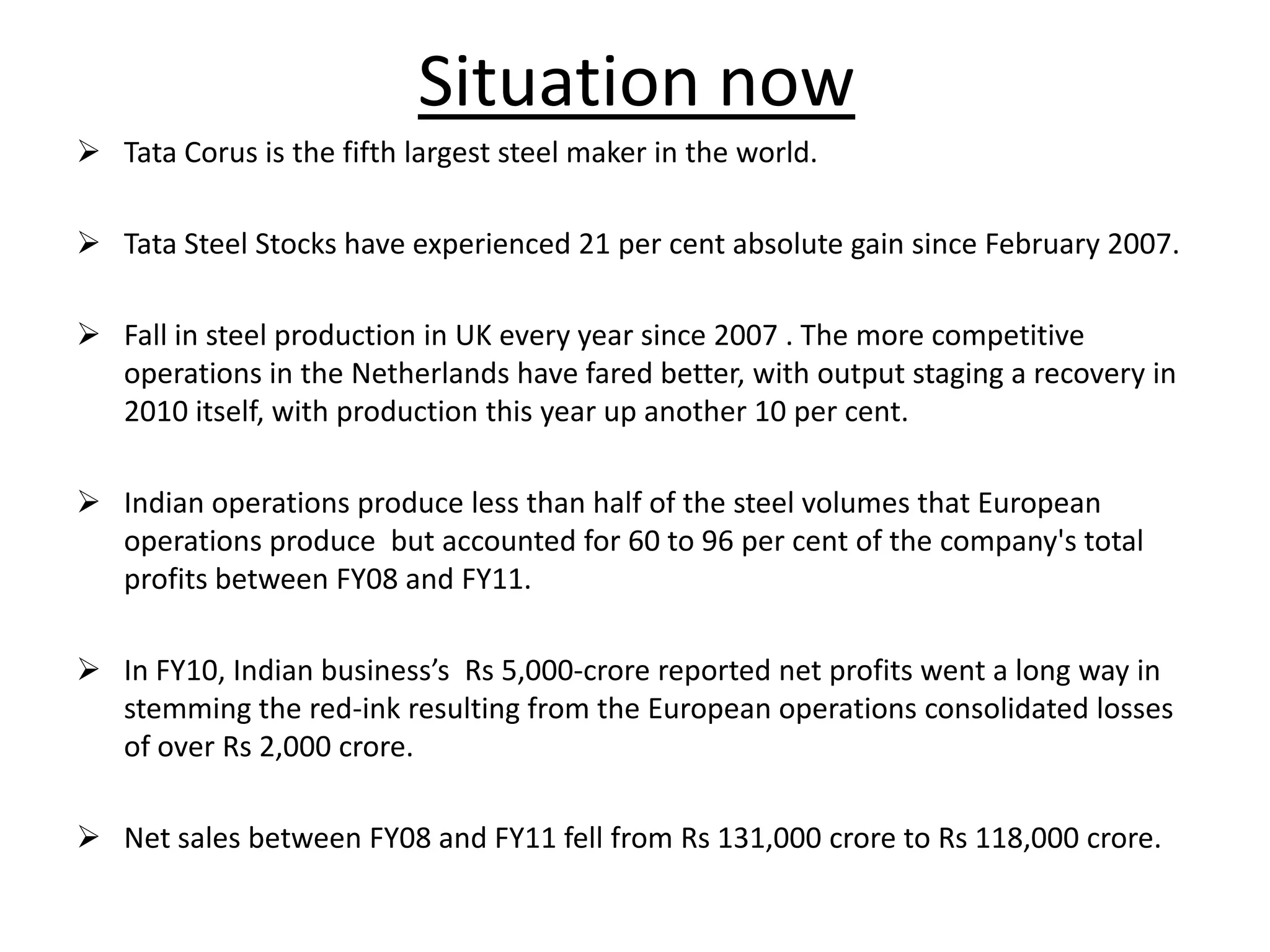 Tata - Corus presentation | PPTX