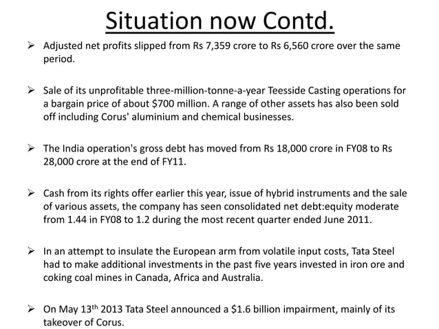 Tata - Corus presentation | PPTX