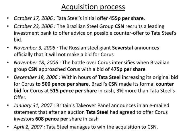Tata - Corus presentation | PPTX