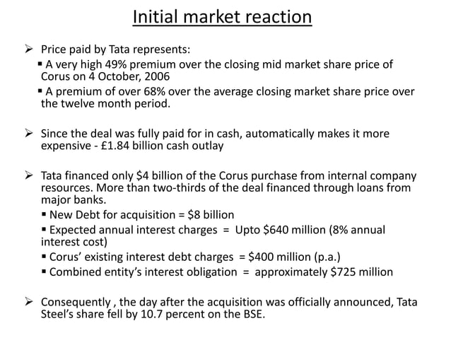 Tata - Corus presentation | PPTX