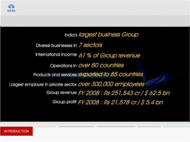 Tata Group Presentation | PDF