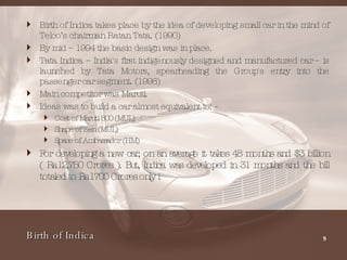 Tata Indica | PPT