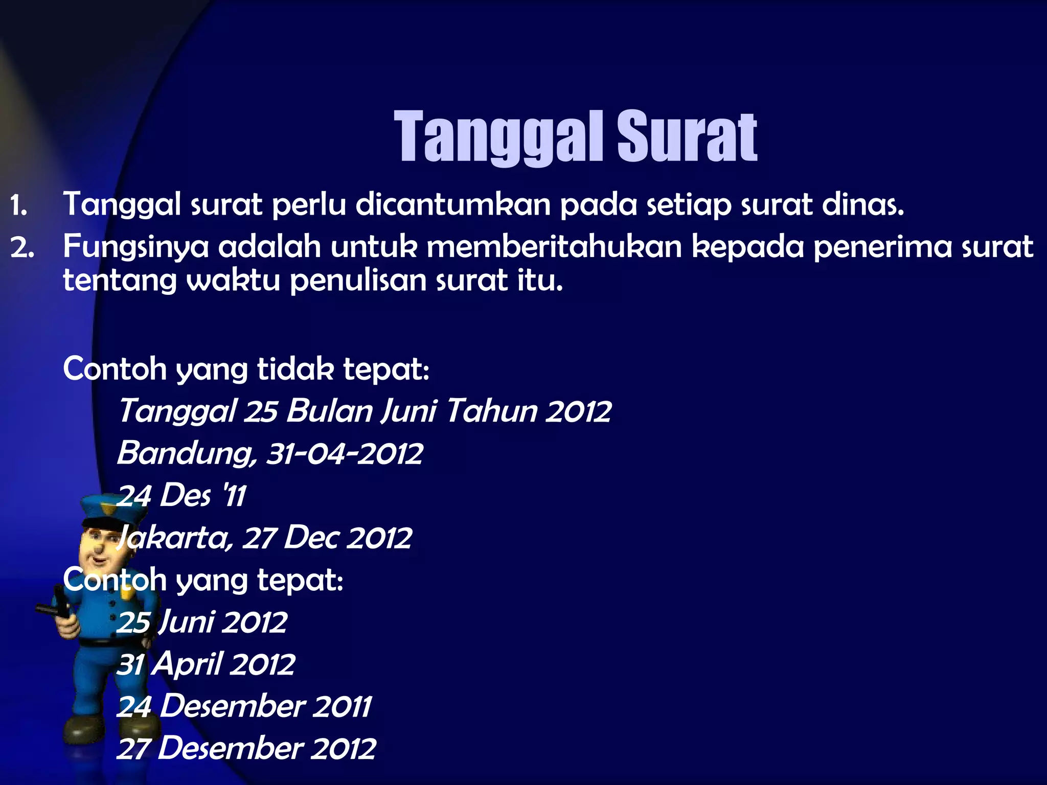 Tata naskah-dinas-diklat-camat-pusenif | PPT