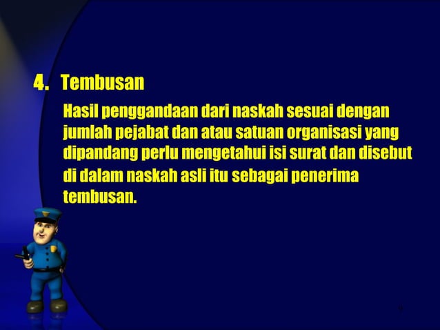 Tata naskah-dinas-diklat-camat-pusenif | PPT