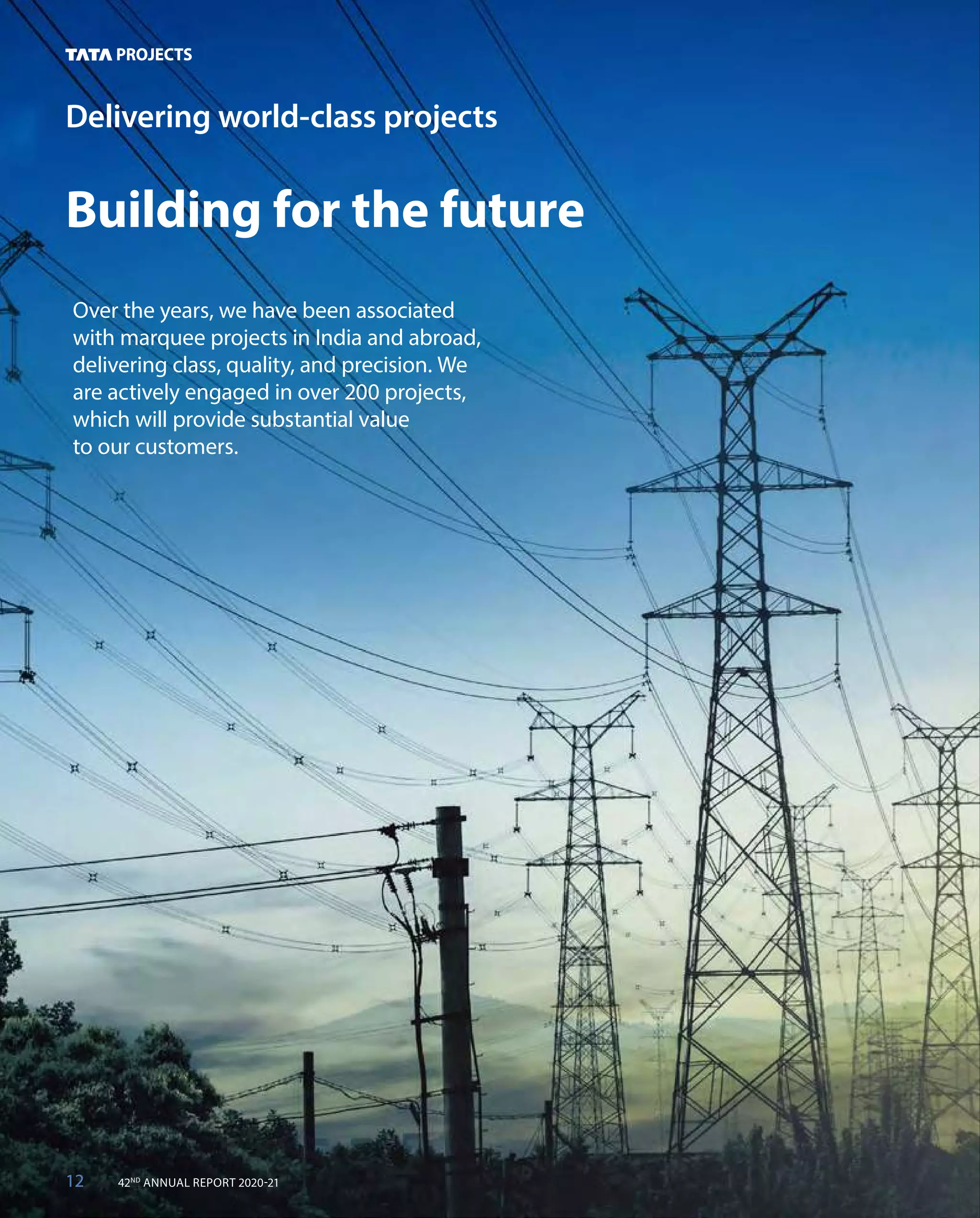 Tata Projects Ltd. | 42nd annual report 2020-21 | PDF | Construction ...