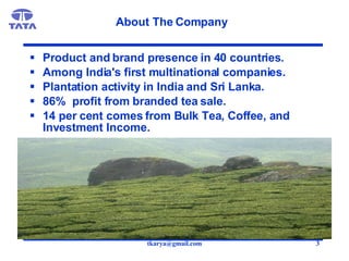 Tata Tea | PPT