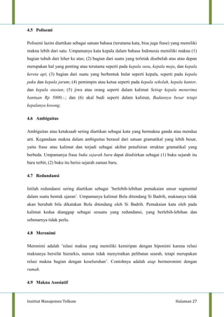 Tata Bahasa Indonesia [Mindmapping dan Landasan Teori] | PDF