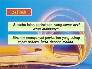 Tatabahasa kata sinonim | PPT