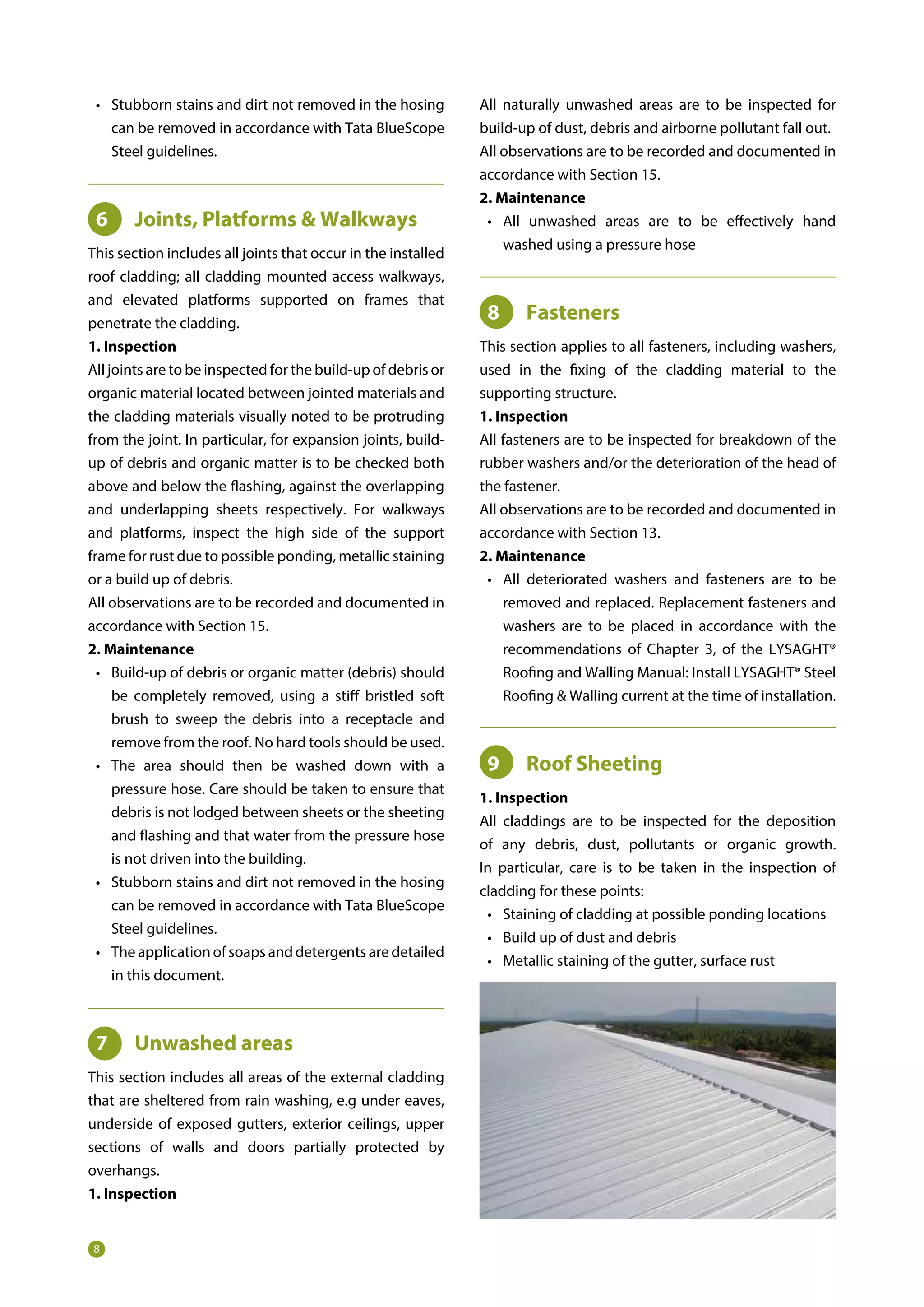 Tata blue scope roof maintenance procedure | PDF