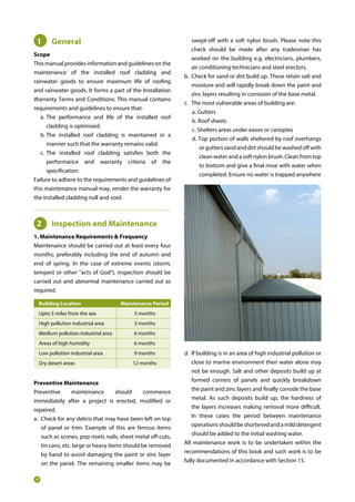 Tata blue scope roof maintenance procedure | PDF