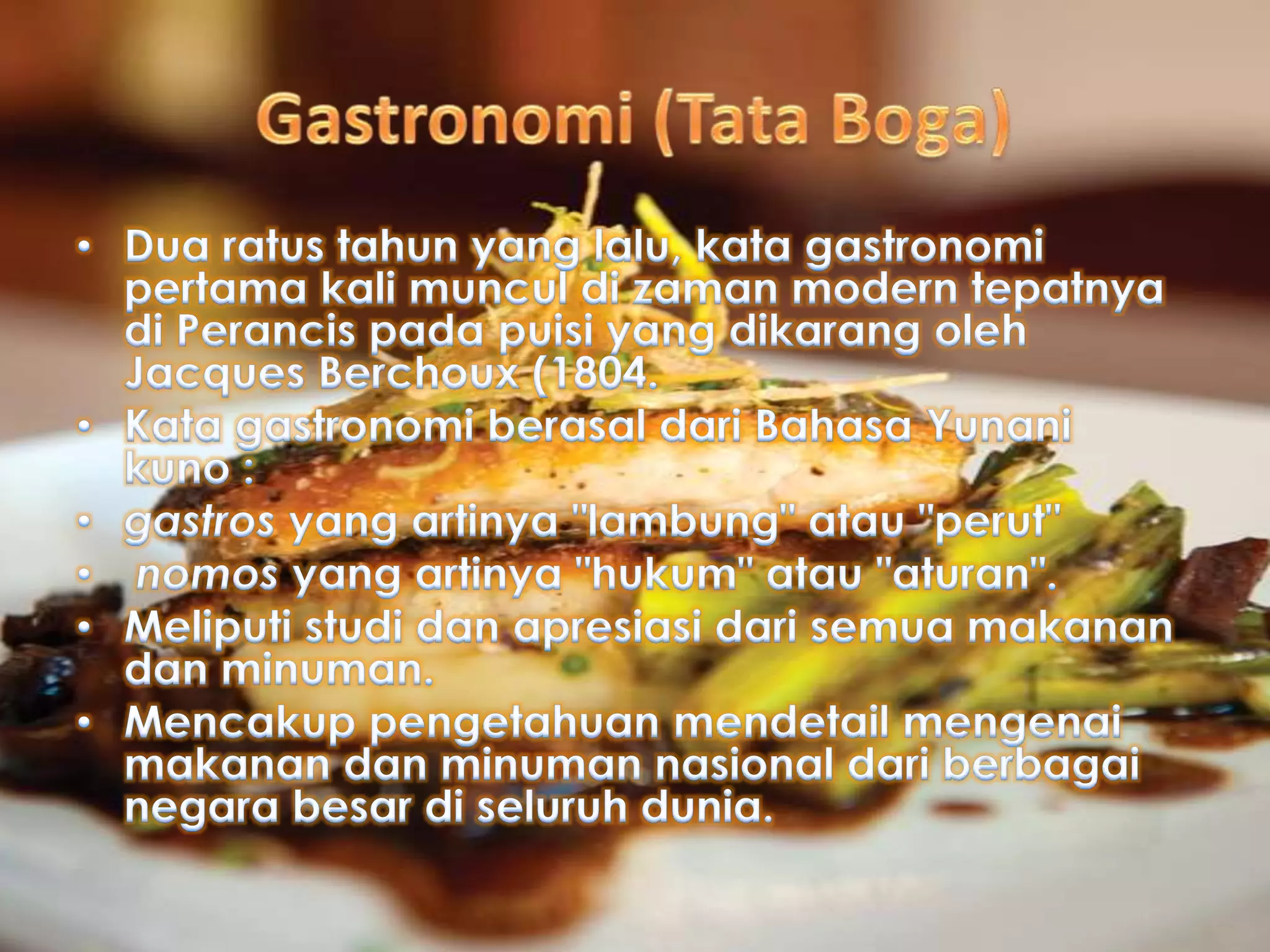 Tata Boga Nusantara | PPTX