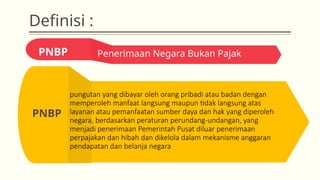 Tata Cara dan Mekanisme Pengenaan Tarif PNBP | PPTX