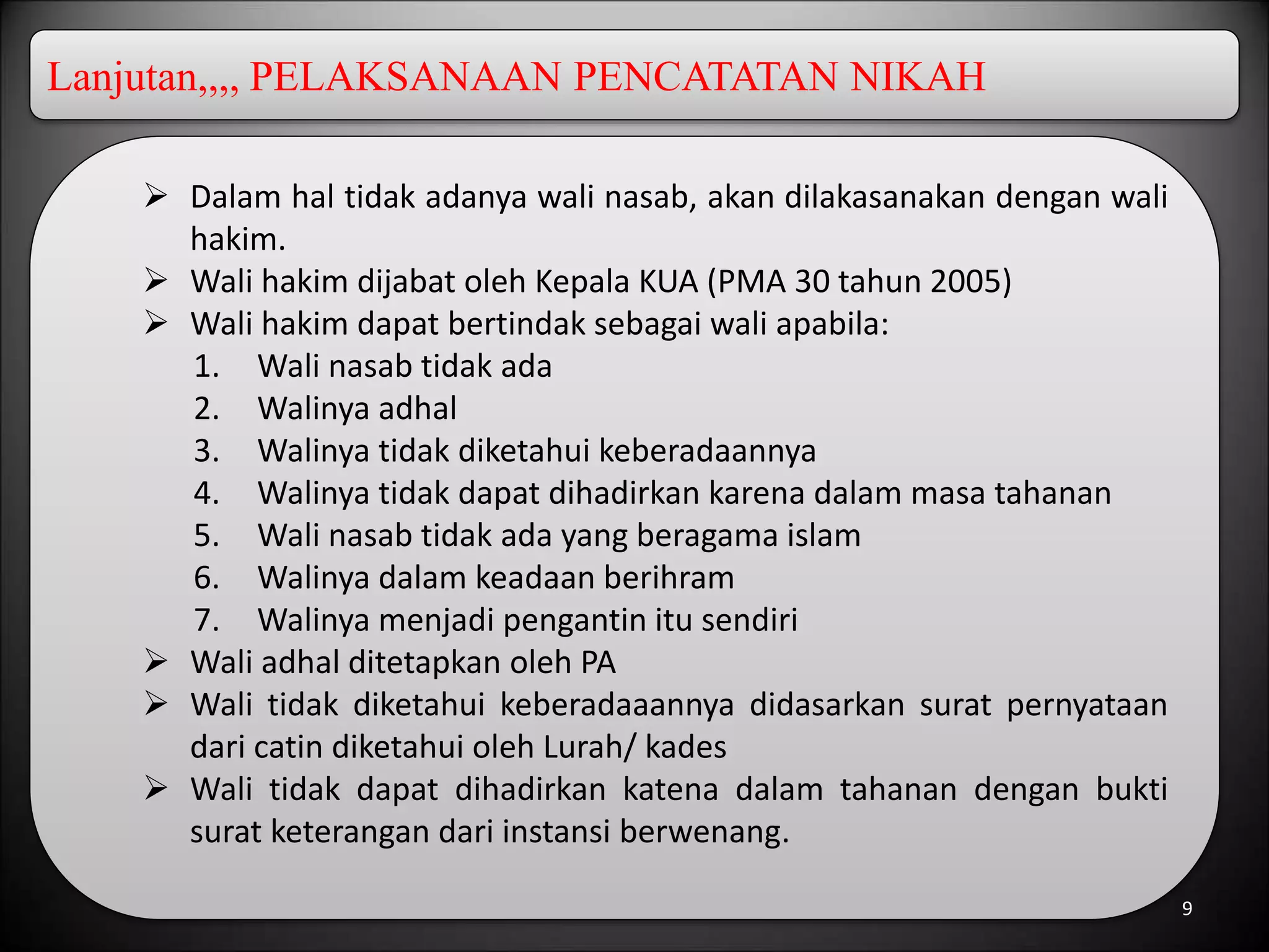 TATA CARA DAN PROSEDUR PERNIKAHAN.ppt