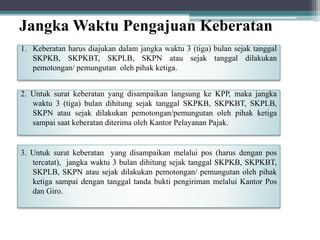 Tata cara keberatan dan banding kelompok 3 kelas F | PPT