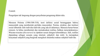 TATA CARA PENULISAN KUTIPAN PADA KARYA TULIS ILMIAH | PPTX