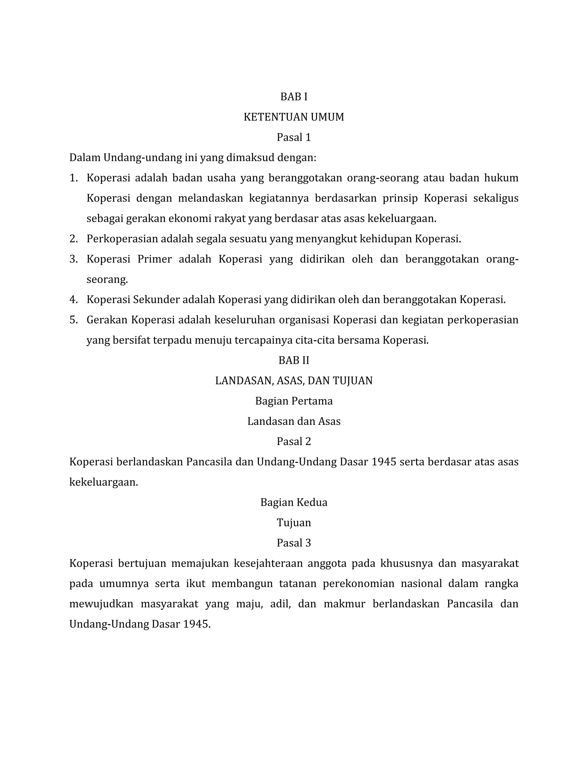 Tata cara mendirikan koperasi | DOCX