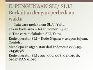 Tata cara menerima panggilan telepon | PPTX