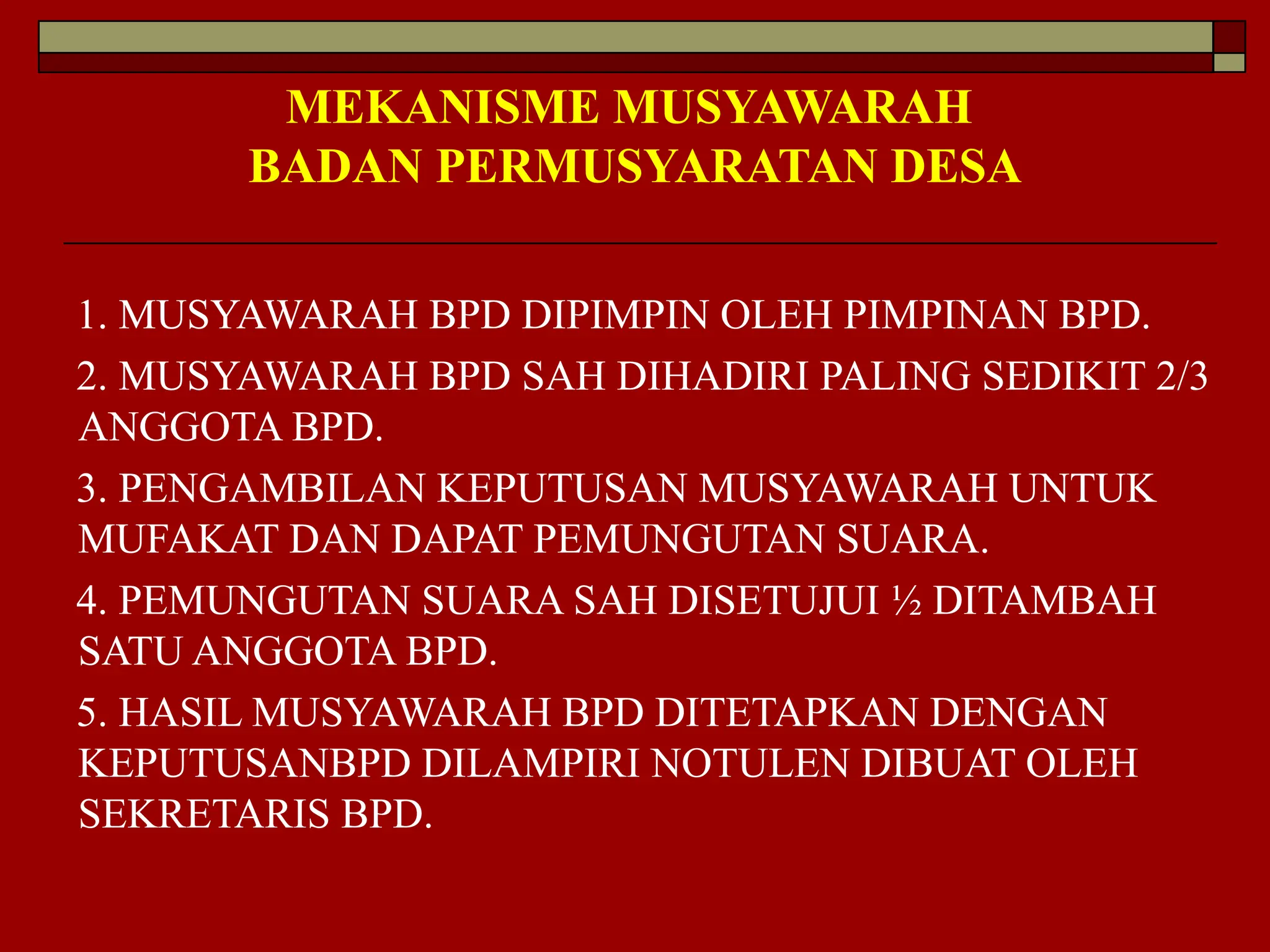 TATA pengajuan hak bpdCARA MENGAJUKAN HAK BPD 2014.ppt