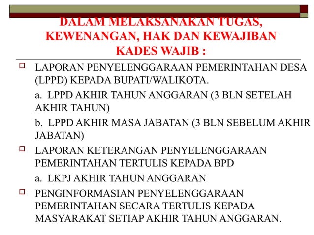 TATA pengajuan hak bpdCARA MENGAJUKAN HAK BPD 2014.ppt