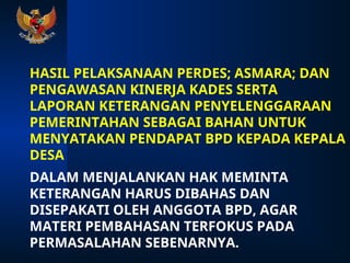 TATA pengajuan hak bpdCARA MENGAJUKAN HAK BPD 2014.ppt
