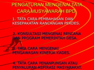 TATA pengajuan hak bpdCARA MENGAJUKAN HAK BPD 2014.ppt
