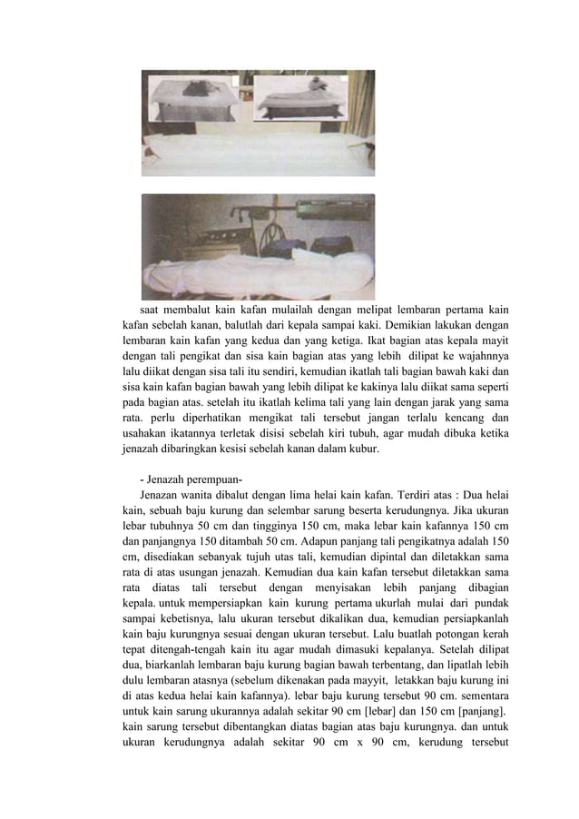 Tata cara mengurus jenazah | DOCX
